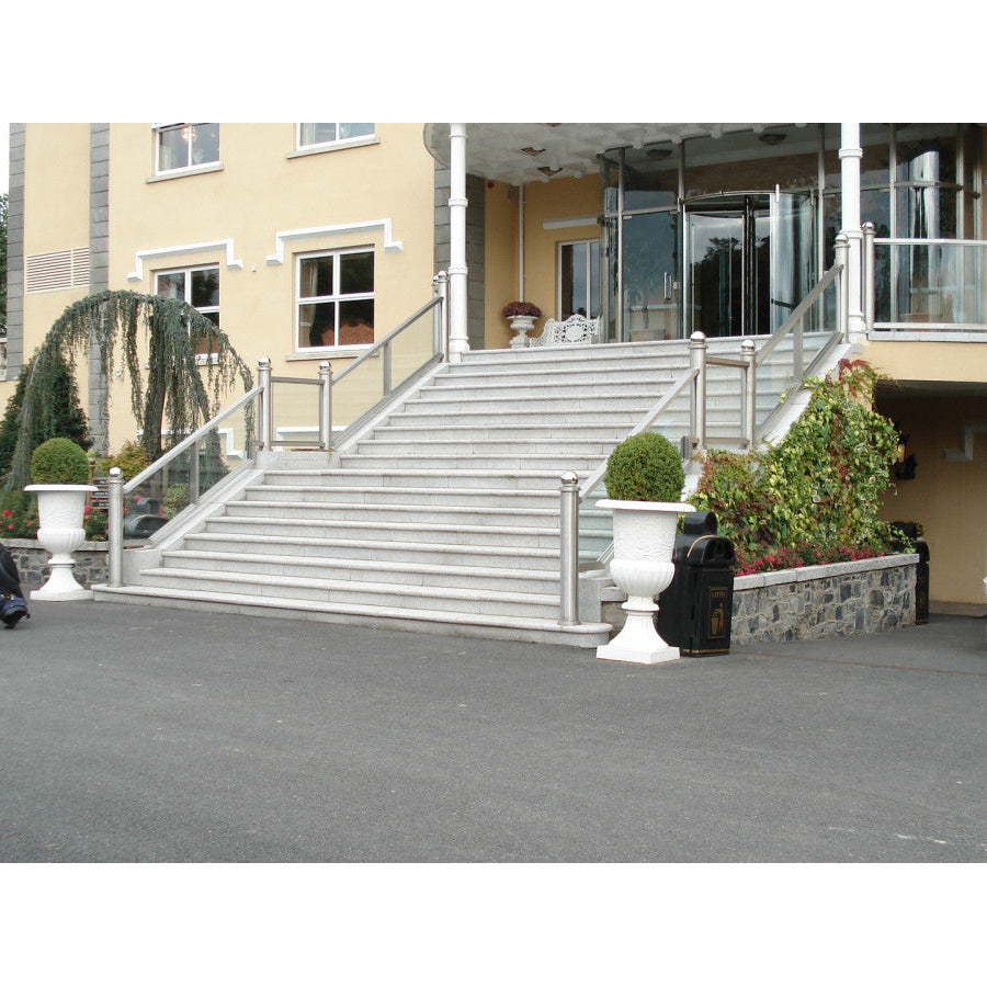 Granite Bullnose Steps | Silver Granite Steps – Double L Ireland